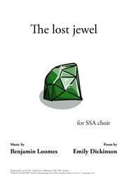 Lost Jewel, The By Benjamin Loomes – Australian Composers