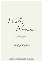 Waltz Nocturne By Phillip Wilcher – Australian Composers